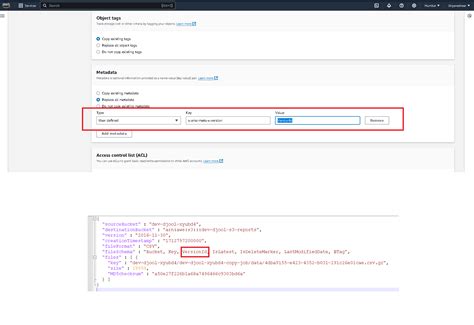 How To Set Or Replace Object Meta Data In Aws S3 Batch Copy Operations