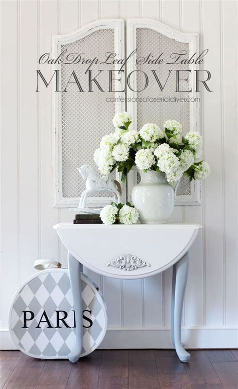 Oak Drop Leaf Side Table Makeover Artofit