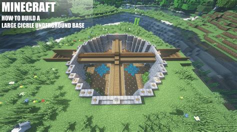 Lets Build A Large Circle Underground Base In Minecraft R Minecraftbuilds