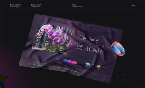 orchid store on behance
