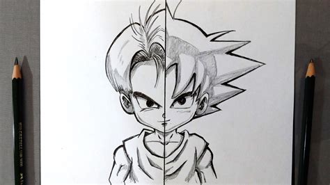 Goten Vs Trunks Drawing Tutorial For Beginners