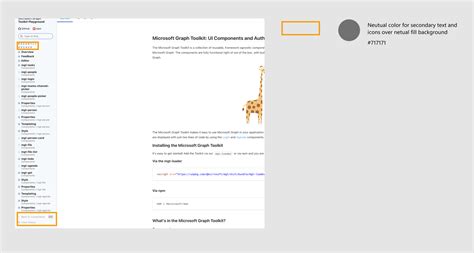 Accessibility Microsoft Graph Toolkit Playground Overview Ensures The Contrast Between