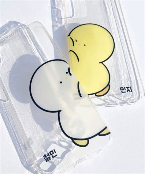 아기 새 커플 캐릭터 어린이용 젤리 탱크젤리 이름 각인 커스텀 폰케이스 주문제작케이스 아이폰 캘럭시 휴대폰 케이스 에이블리