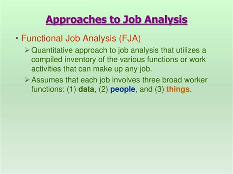 Ppt The Basics Of Job Analysis Powerpoint Presentation Free Download