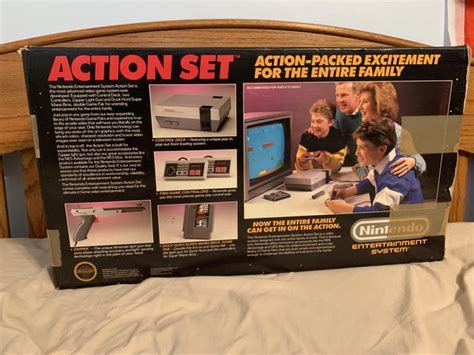 Nes Action Set Complete In Box My First Cib Purchased In My 6 Years Of Collecting R Nes