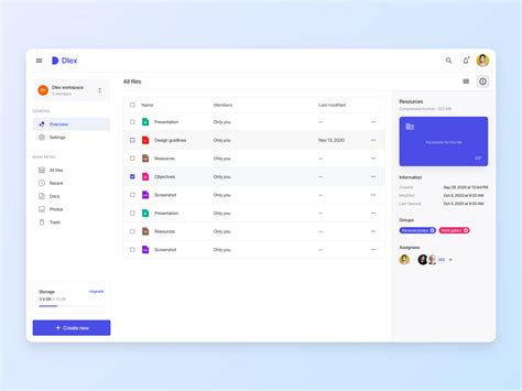 File Manager List View By Moe Elgendy For Dlex On Dribbble