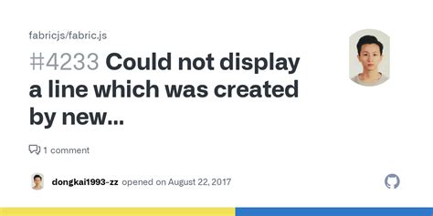 Could Not Display A Line Which Was Created By New Fabriclineoptions