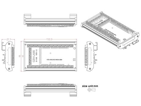 electronics salon din rail mount screw terminal block adapter module