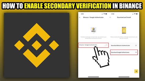 How To Enable Secondary Verification In Binance 2024 Youtube