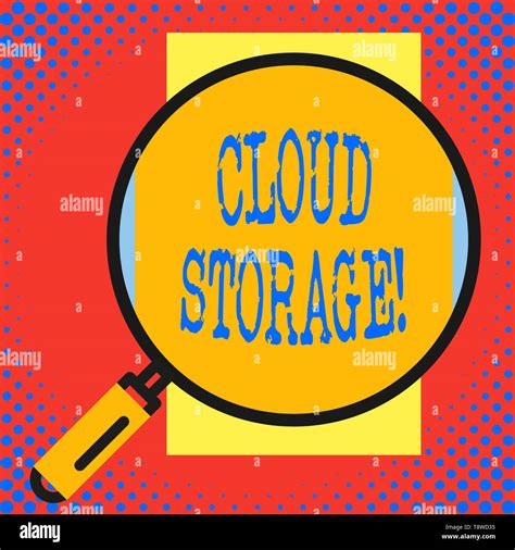 Conceptual Hand Writing Showing Cloud Storage Concept Meaning The