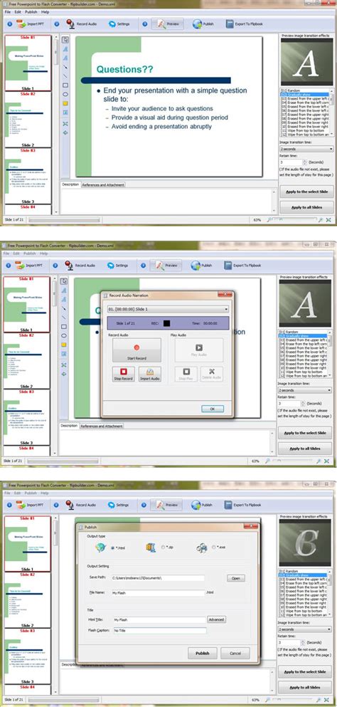 free powerpoint to flash converter useful software to convert
