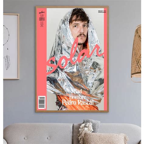 Pedro Pascal Magazine Poster Pedro Pascal Poster Printerval Canada