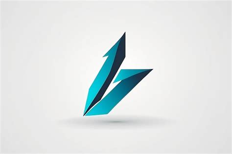 Creative Letter S Negative Space Arrow Logo Design Premium Ai Generated Image