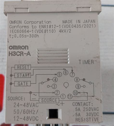 Omron H3cr A Multifunction Timer 0 30 Sec Aeliya Marine