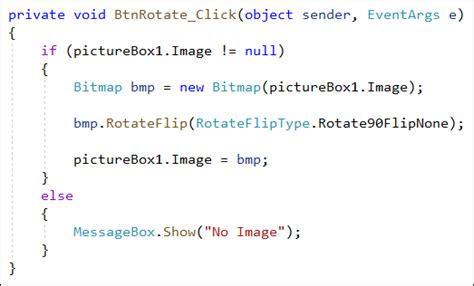 Image Rotation With C And VB Net