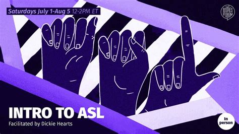 The Peoples Forum Intro To Asl Classes The Peoples Forum