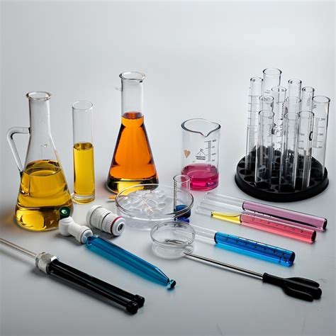 Science Experiment Equipment Set Premium Ai Generated Image