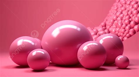 Pink Backdrop With Spherical 3d Graphics Background Sphere 3d Sphere