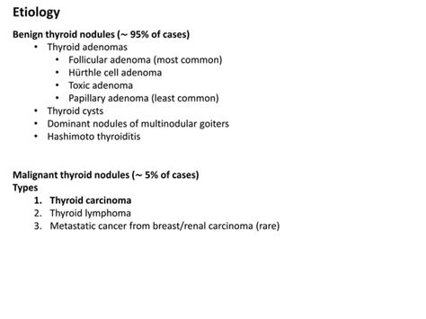 Thyroid Nodules And Cancer Pptx