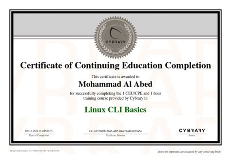Cybrary Cert Linux Cli Basics Pdf