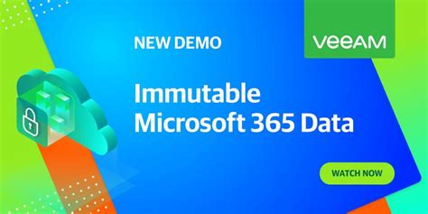 veeam software on linkedin recorded demo immutable microsoft 365 backups