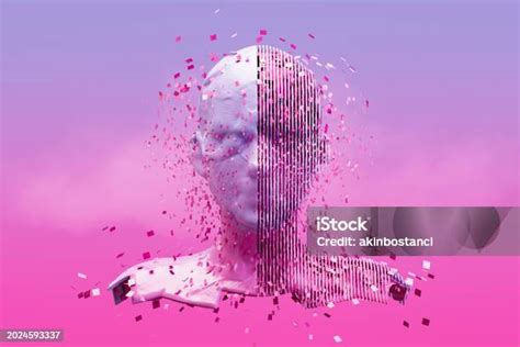 메타버스 아바타 디지털 캐릭터 Ai 챗봇 레이어드 로봇 헤드 0명에 대한 스톡 사진 및 기타 이미지 0명 3차원 형태