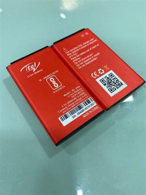 Red Itel Mobile Battery At Piece In Ahmedabad Id