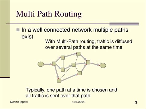 ppt multi path routing powerpoint presentation free download id