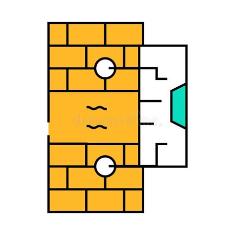 Vibration Sensor Icon Color Illustration Stock Vector Illustration Of