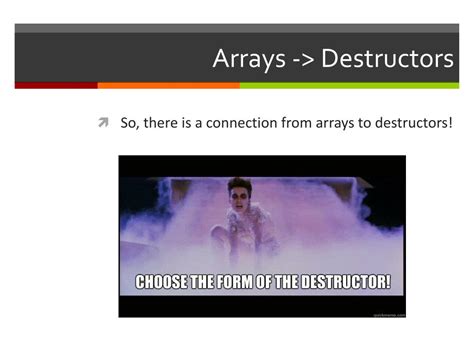Ppt Pointers Arrays Destructors Powerpoint Presentation Free Download Id 2096321