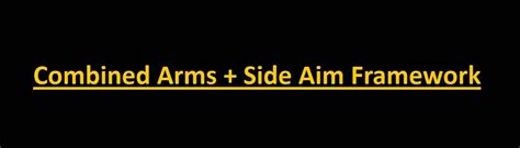 Combined Arms Side Aim Framework At Fallout 4 Nexus Mods And Community
