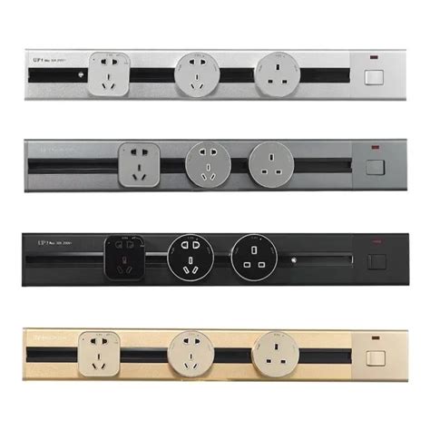 Removable Power Track Socket 1m 1 2m 1 5m Multi Functional Rail Power Socket
