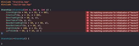 Initializing Vector3 In A C Class Rraylib