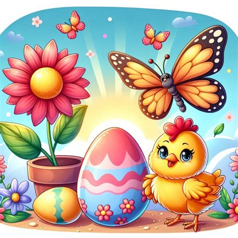 Premium Photo Cute Yellow Chick In Small Nature Scene