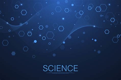 기술 추상선과 점은 배경과 육각형을 연결합니다 육각형은 디지털 데이터와 빅 데이터 개념을 연결합니다 Hex 디지털 데이터 시각화