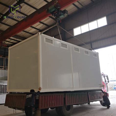 ที่กําหนดเองตู้คอนเทนเนอร์ห้องอาบน้ําฝักบัวผู้ผลิตห้องน้ํา ใบเสนอราคา Magic House