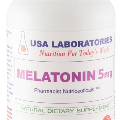 МЕЛАТОНИН капсули 5 мг * 60 USA LABORATORIES