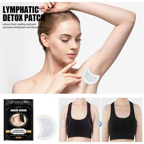 Herbal Lymph Care Patch 16 Pcs Neck Lymph Node Anti Swelling Patch Accessory Breasts Sticker