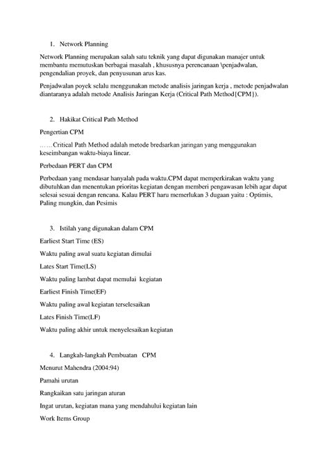 Network Planning Network Planning Network Planning Merupakan Salah Satu Teknik Yang Dapat
