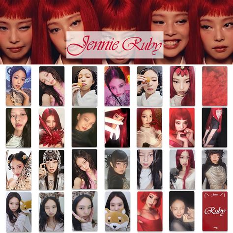 Jennie Ruby Card Album Card Blackpink Makestar Bonus Photocard Jane Zen