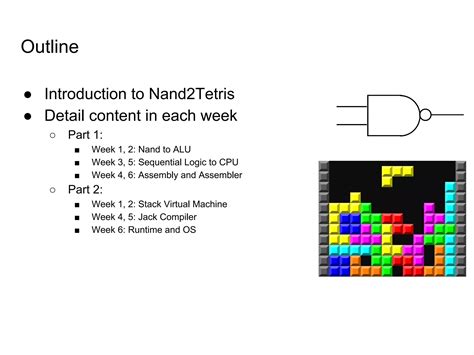 Introduction To Nand2 Tetris PDF Operating Systems Computer Software And Applications