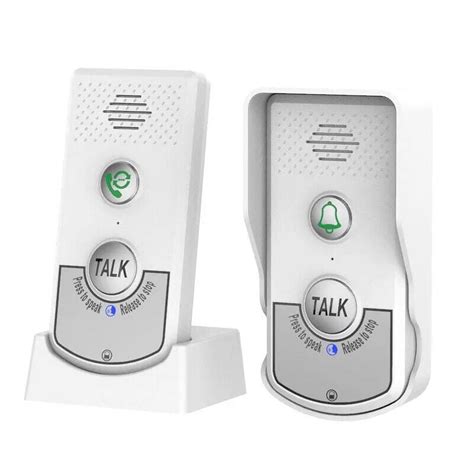2 Way Wireless Intercom For Home Hospital Hotel 1000m Range Indoor Intercoms Wireless