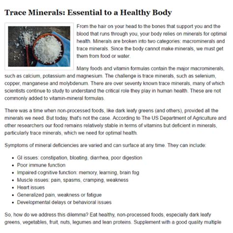 Essential Minerals Vs Trace Minerals At Dorothy Fincham Blog