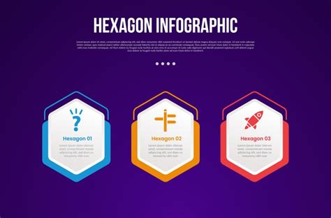 Hexagon Or Hexagonal Six Sided Polygon Template Vector Image