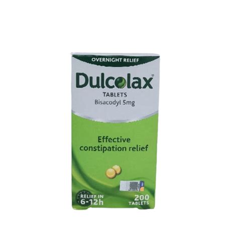 Dulcolax Tablets Bisacodyl 5mg 200s Lazada