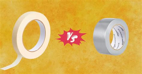 Masking Tape Vs Duct Tape Thorough Comparison Sticky Aide
