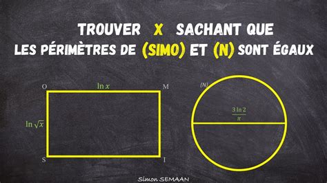 Résoudre Une équation Avec Logarithme Népérien Youtube