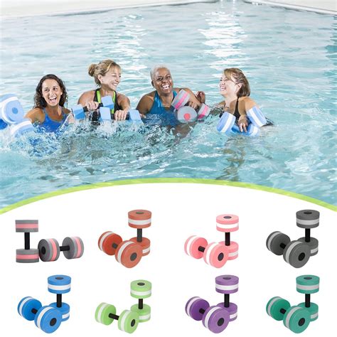Aquatic Dumbbells For Pool Aqua Pool Barbell For Water Fitness Exercise