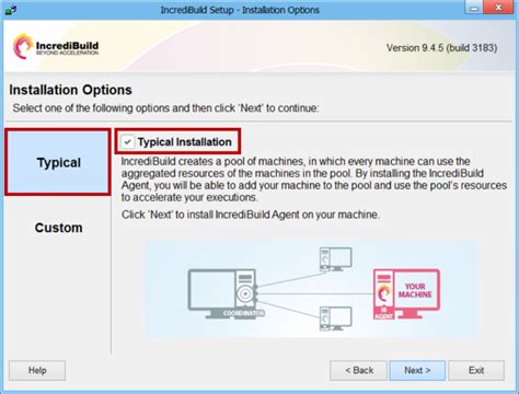 Standard Incredibuild Installation