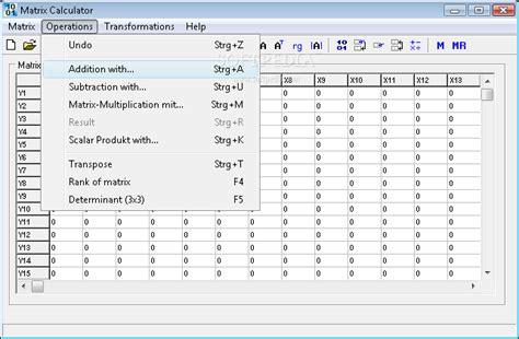 Matrix Calculator Download Softpedia